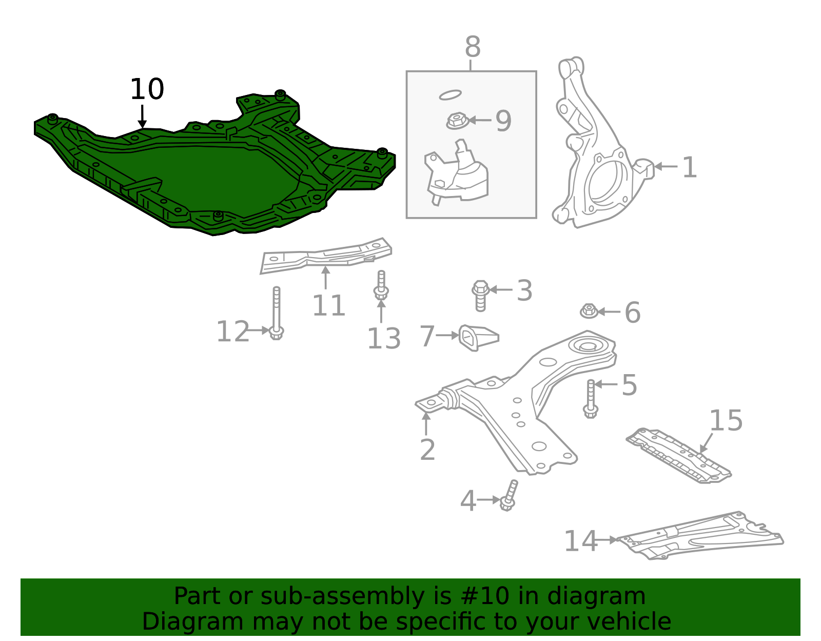 51100-0R012 - Suspension Cross-Member - 2019-2025 Toyota | OEM Genuine ...