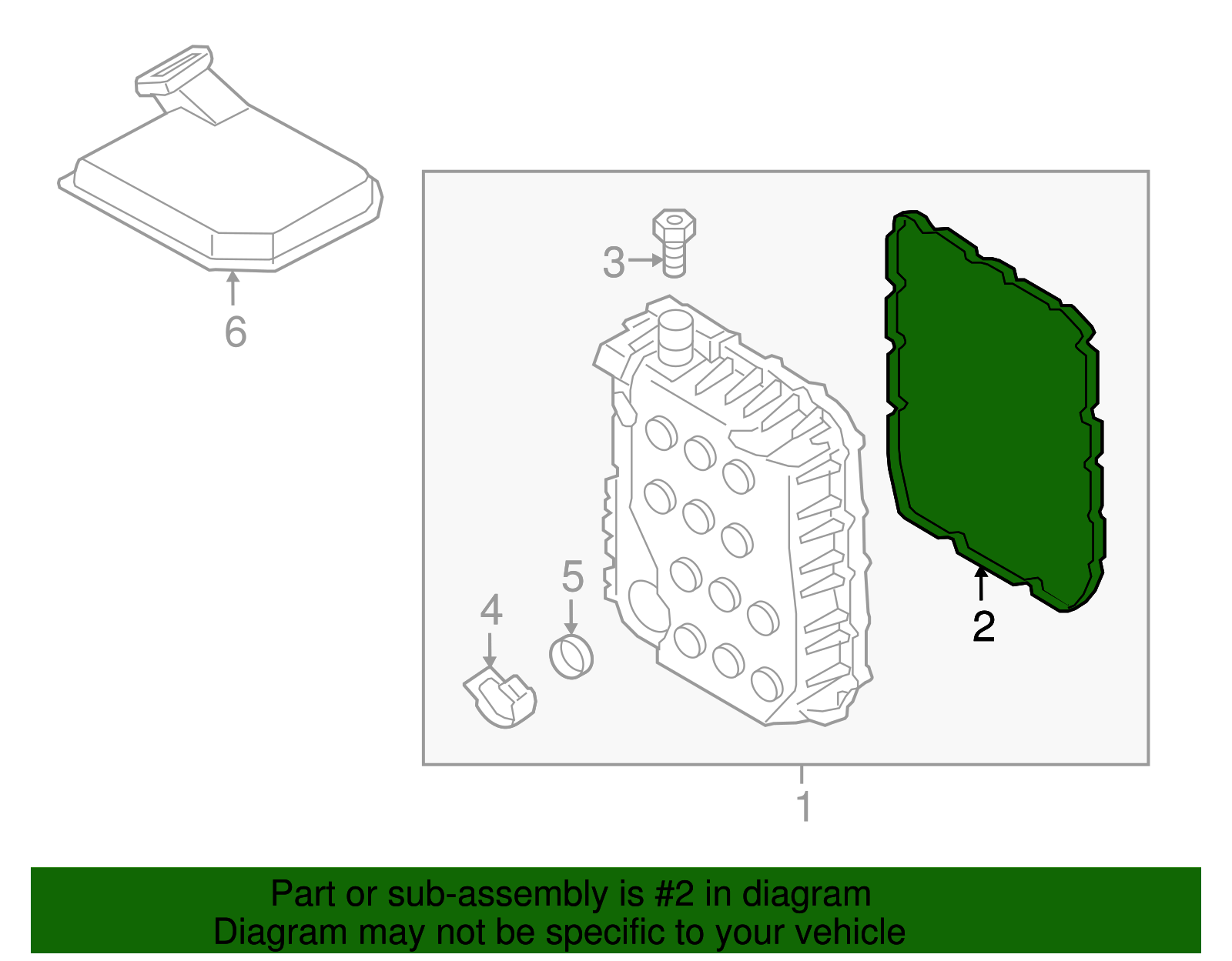 45283-3B810 - Automatic Transmission Cover Gasket 2011-2020 Kia | Kia ...