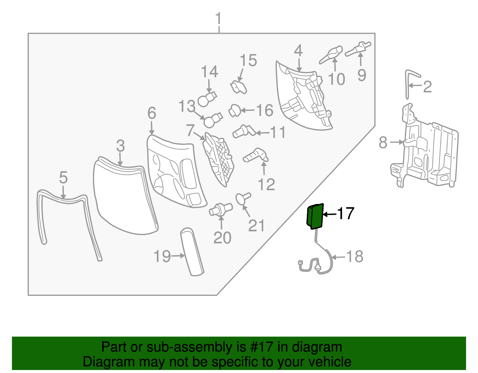 2002-2006 Cadillac Headlamp Ballast 19121438 | Chevy OEM Parts