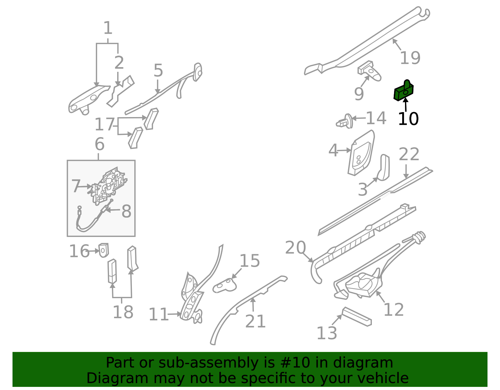 2006-2014 Kia Sedona Roller Assembly - Passenger Side (RH) 83940-4D100 ...