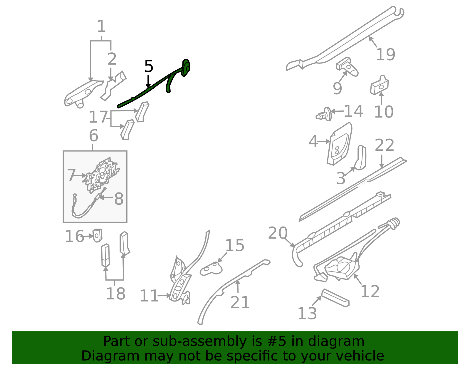 2006-2014 Kia Sedona Lock Assembly 81410-4D000 | OEM Parts Online