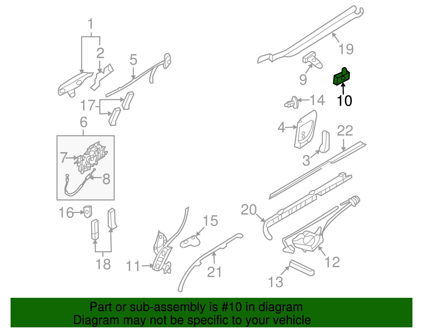 2006-2014 Kia Sedona | Roller Assembly | 83940-4D000 | Kia Auto Parts