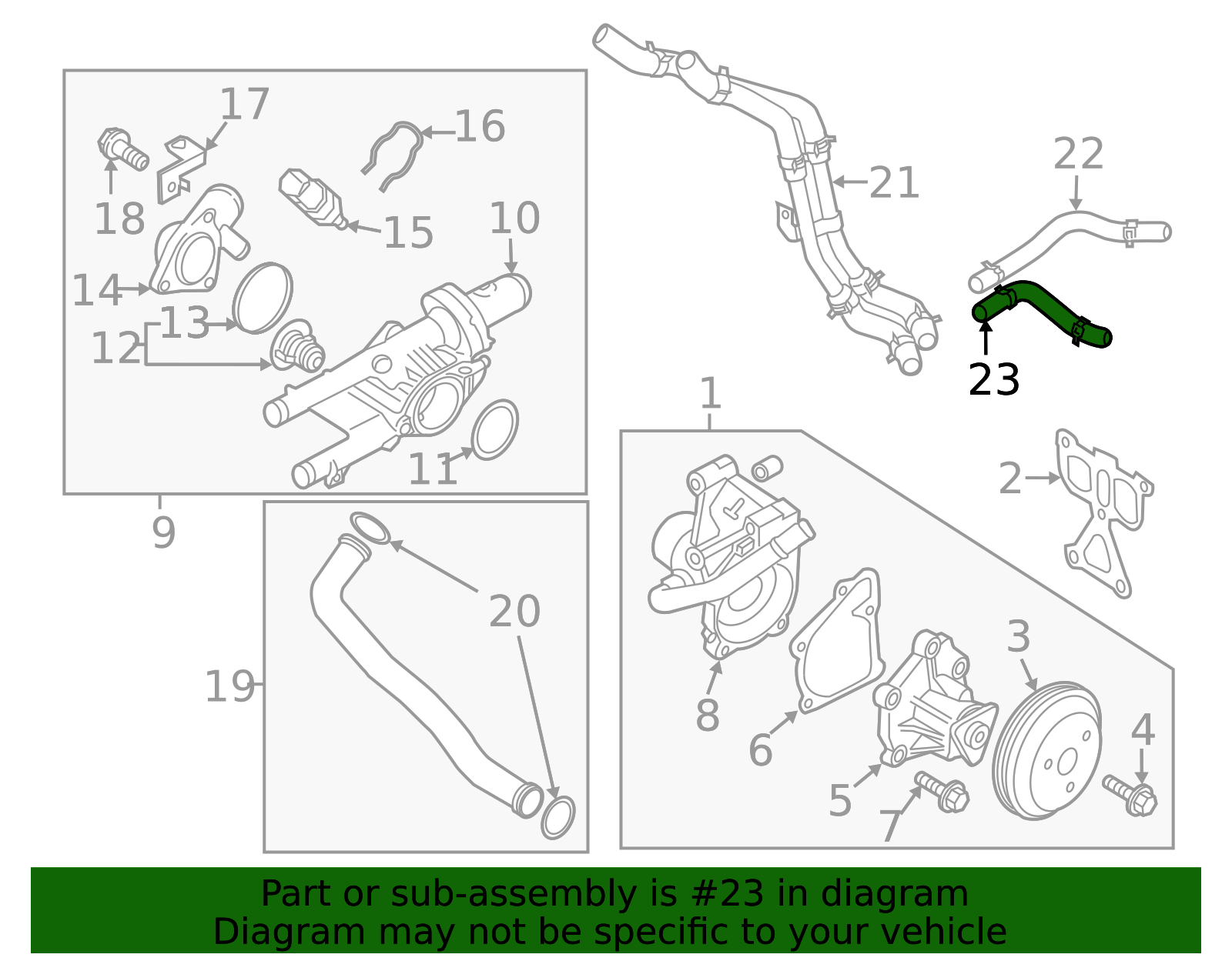 97312-D9800 - HVAC Heater Hose 2017-2022 Kia Sportage | Kia.Parts Store