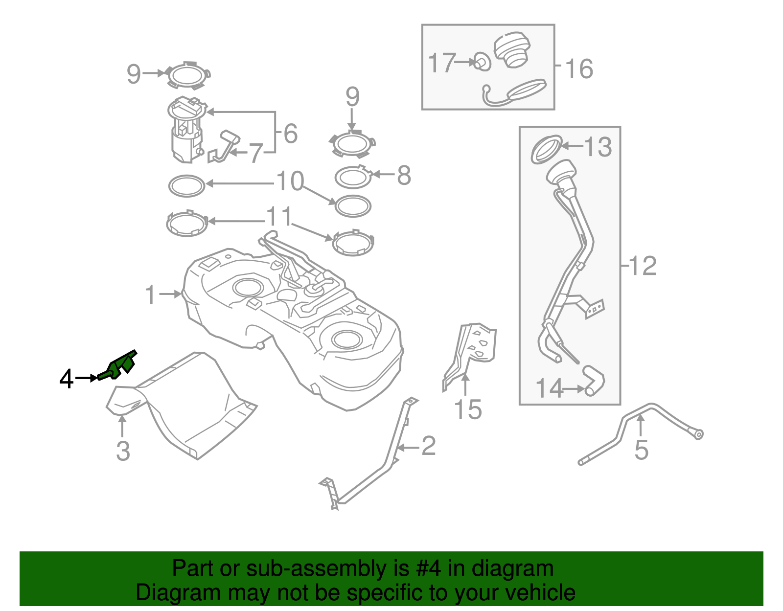 2008-2025 Nissan OEM NEW 2008-2017 Nissan Juke Rogue Select Nismo Fuel ...