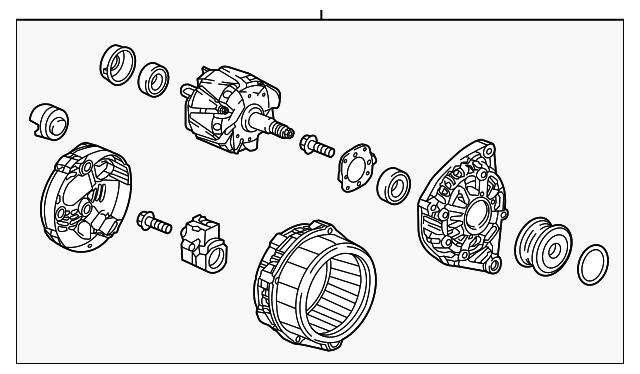 31100-5PA-A02 - Honda Alternator 2017-2025 Honda | Performance Auto Parts