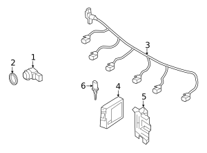223-905-40-00-9999 - Distance Sensor Mercedes-Benz USA Parts