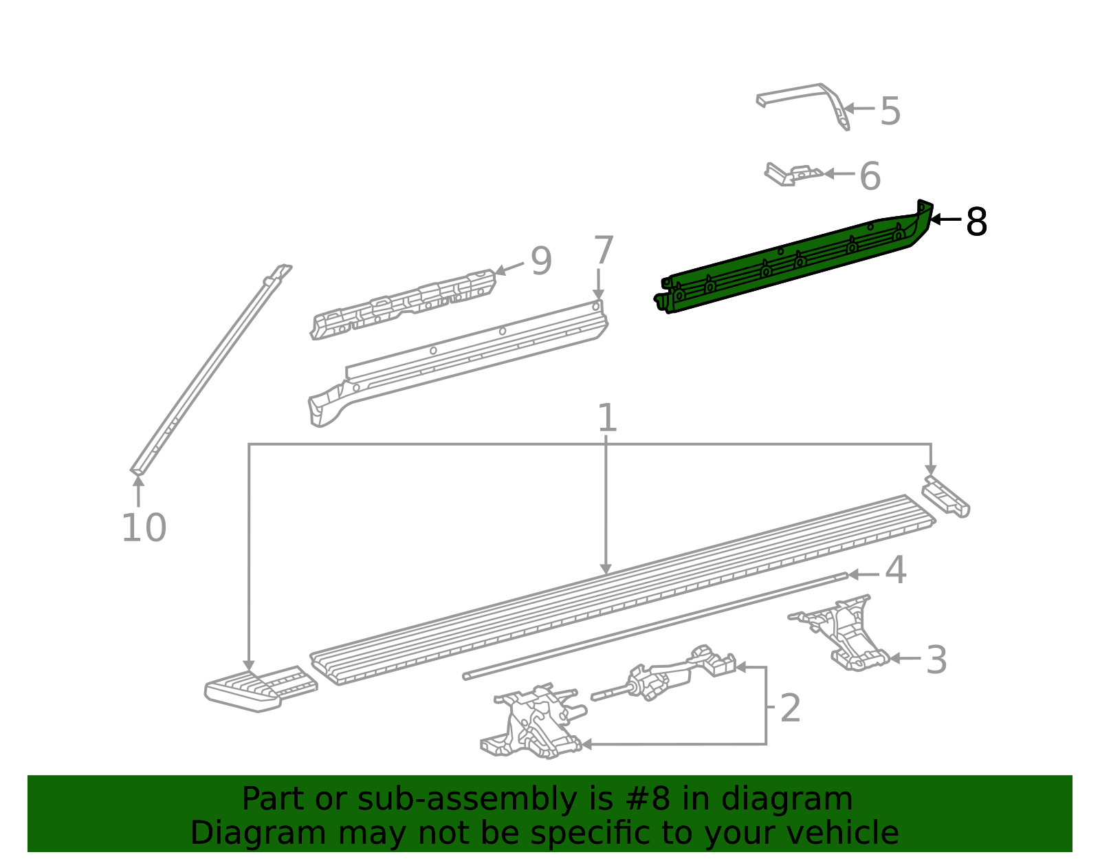 2022-2026 Toyota Tundra 2022-2024 Toyota Tundra - Rocker Molding 75855 ...