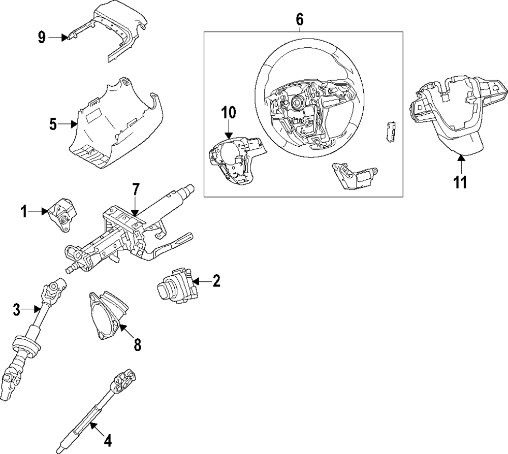 2022-2025 Toyota Steering Wheel 45100-0C520-C0 | Toyota San Diego Parts