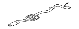 2018-2019 GM Muffler & Pipe Assembly 84276457 | Shop Matick Buick GMC