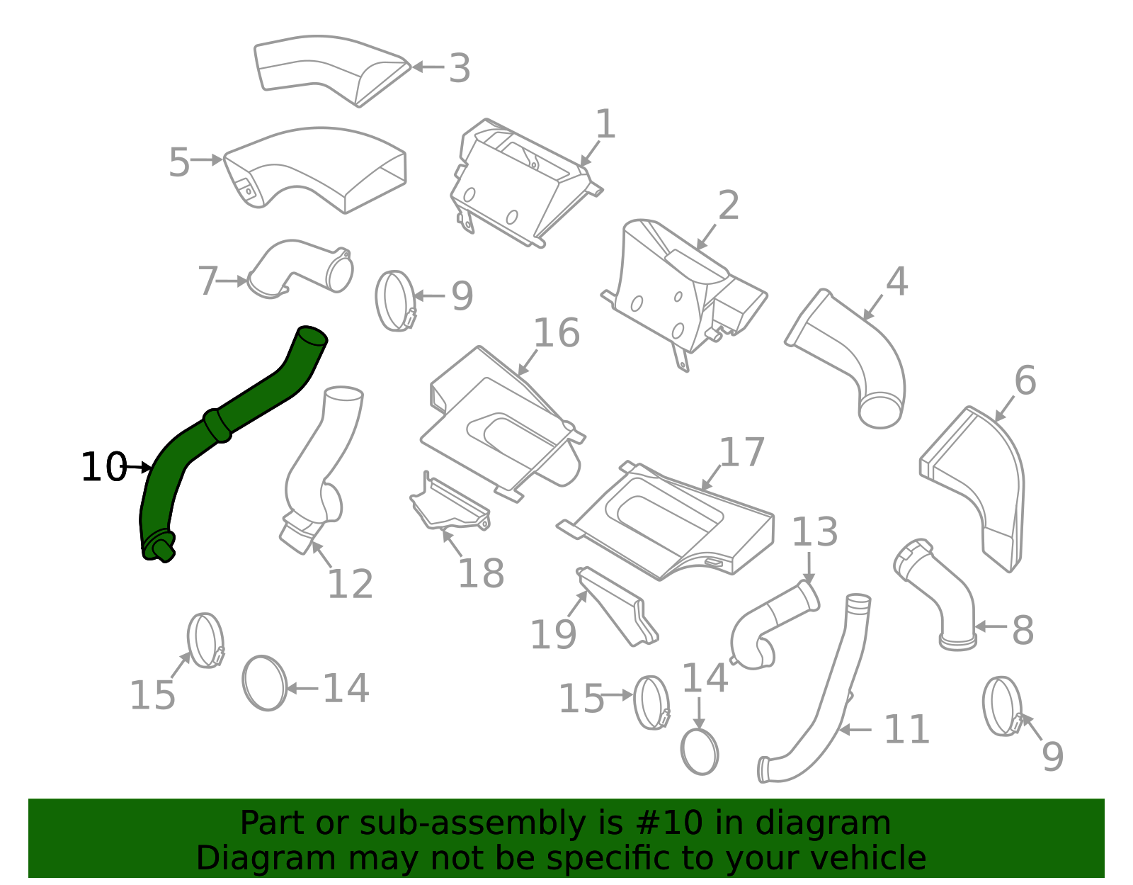 2020-2025 Porsche 911 Inter-Cooler Hose 992-145-708-A | Sunset Porsche ...