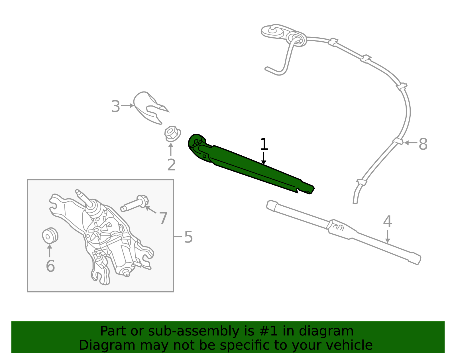 98811-A7000 - Rear Arm 2014-2018 Kia | Kia.Parts Store