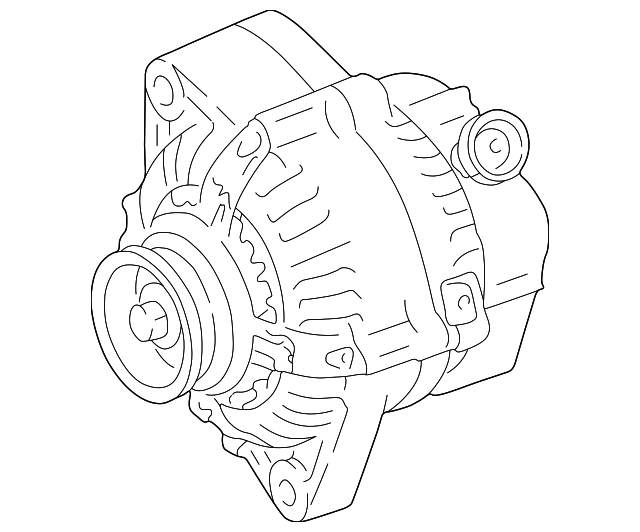 Genuine Toyota Alternator part# 27060-28260-84 for 2004-2005 Toyota ...