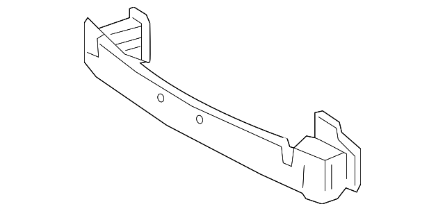 52021-42150 - Impact Bar - 2016-2018 Toyota RAV4 | OEM Genuine Toyota Parts