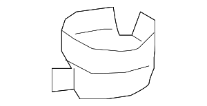 Genuine Toyota Lower Panel Pad part# 52413-0R020 for 2016-2018 Toyota ...