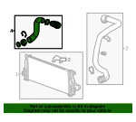 2018-2022 GM Charge Air Cooler Inlet Air Tube 84498032 GM ...