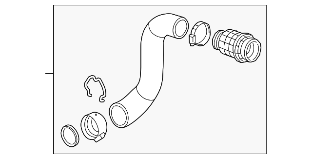 2018-2022 GM Charge Air Cooler Inlet Air Tube 84498032 GM ...