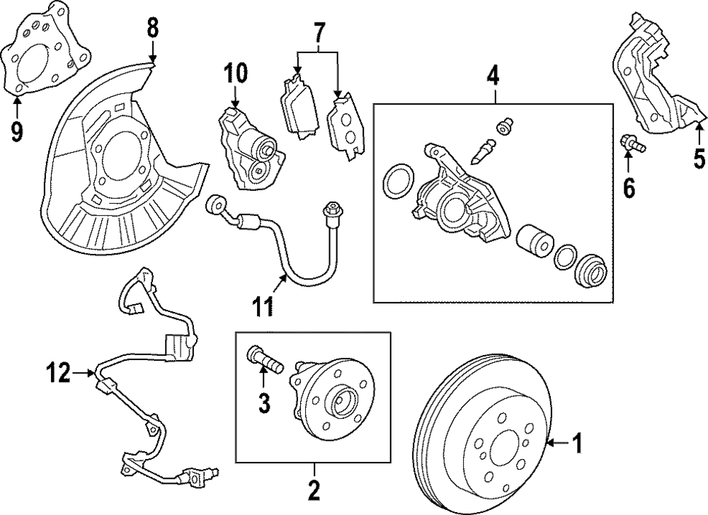 42450-0A040 - Hub Assembly 2022-2025 Toyota Corolla Cross | Toyota San ...