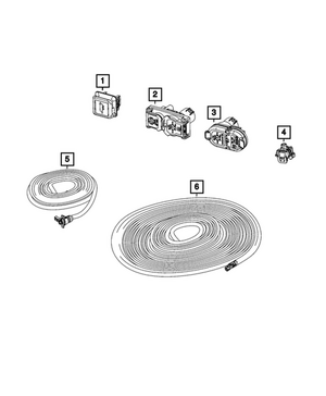 68508681AA - Trailer Tow Connector 2022-2026 Ram | The Official Mopar ...