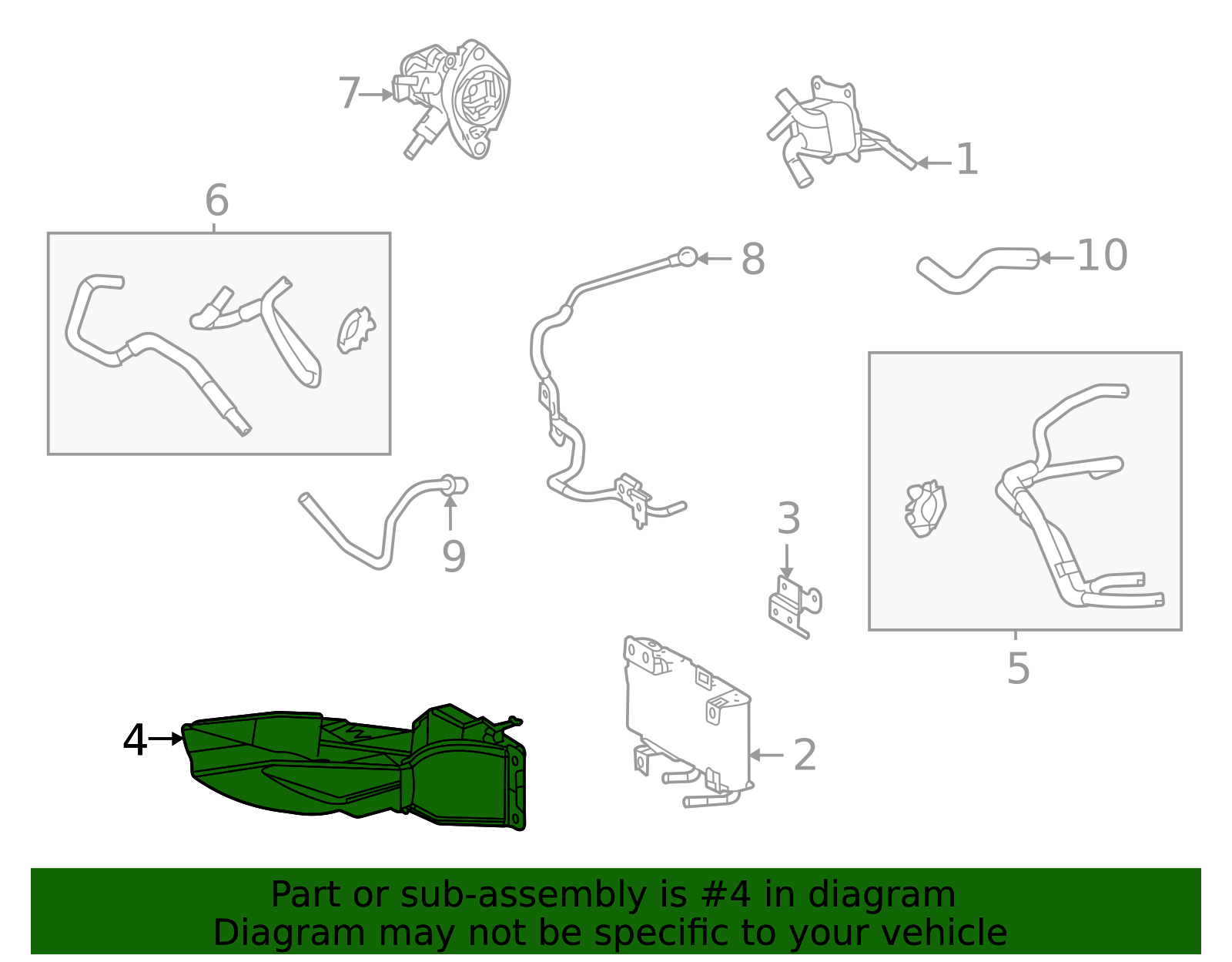 32917-08010 - Duct 2021-2025 Toyota Sienna | Longo Toyota Parts