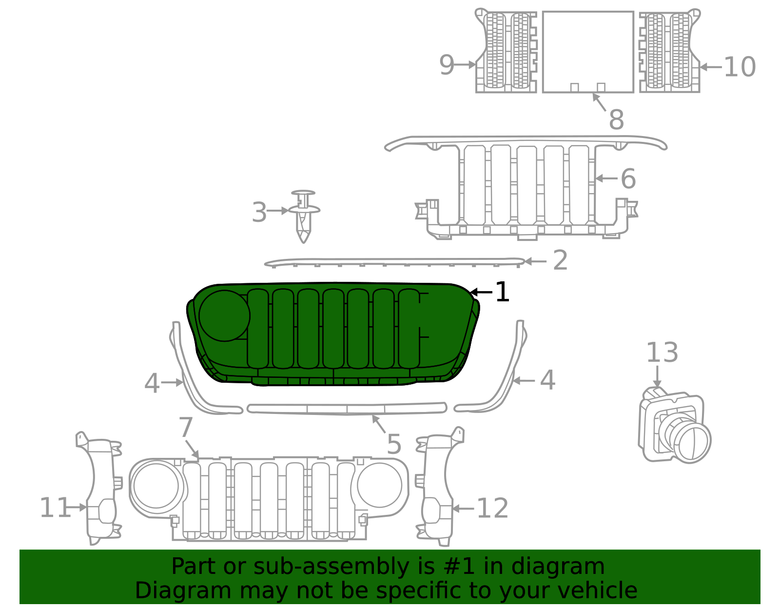 68457700AA - Evaporative System Integrity Module Detector | Mopar Parts ...
