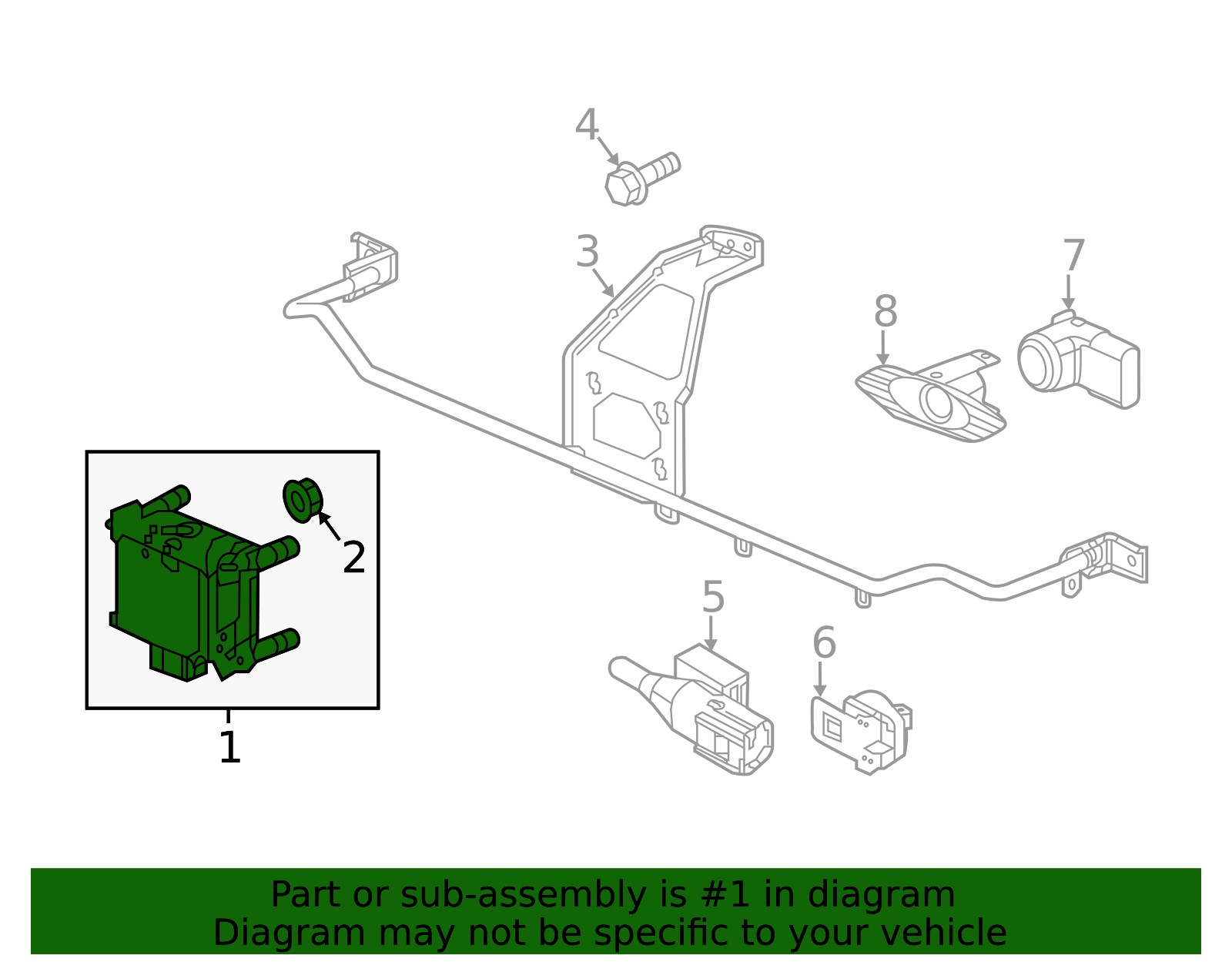 OEM 2020-2022 Honda CR-V Sensor 36803-TLB-A22 | Honda Automotive Parts