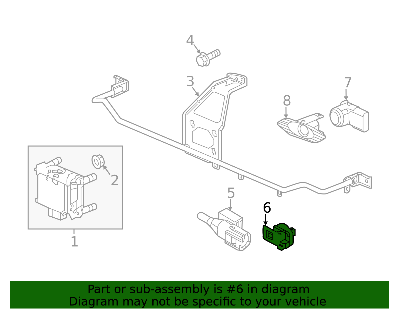 Ambient Air Temperature Sensor Clip 91555-S2R-003 | OEM Parts Online