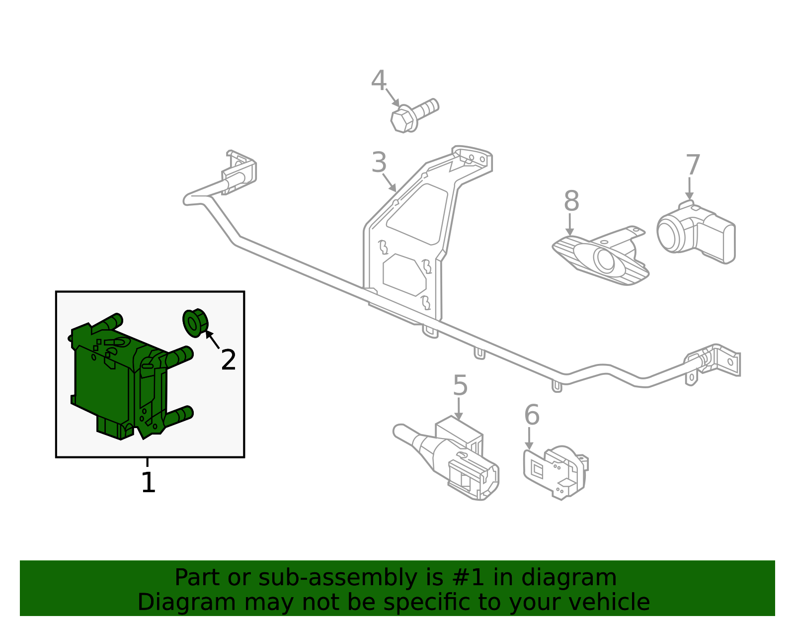 36803-TPG-A11 - Distance Sensor 2020-2022 Honda CR-V | Honda Parts Online