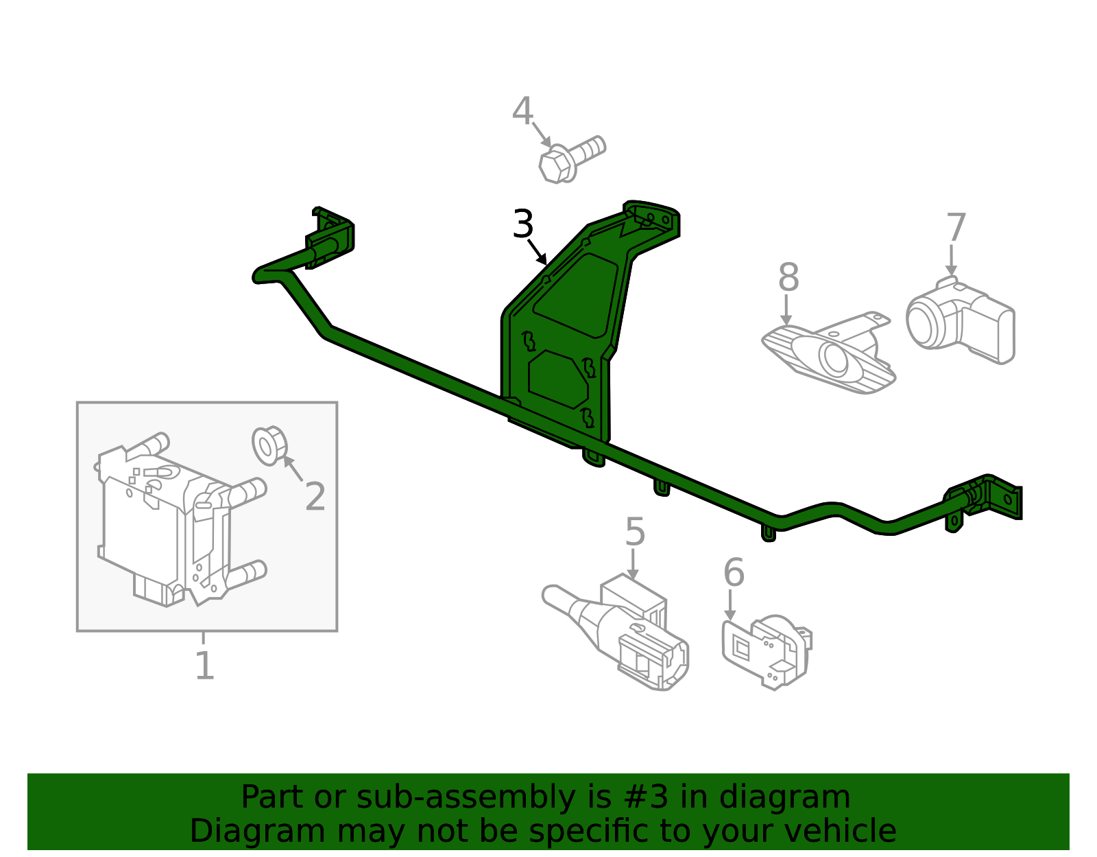 36805-TLA-A00 - Bracket Set - 2017-2020 Honda CR-V | Honda Factory Parts