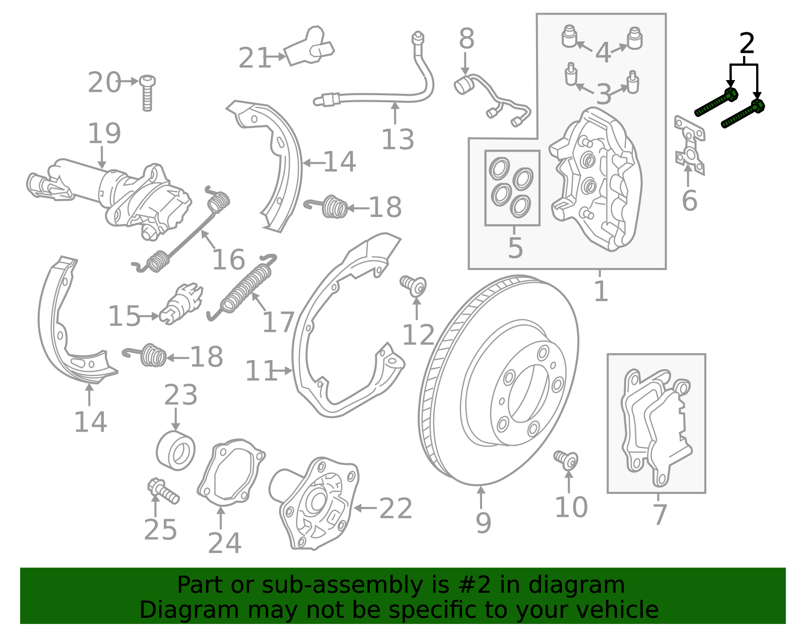 9A7-007-585-00 - Caliper Mount Bolt Delaware Porsche Parts