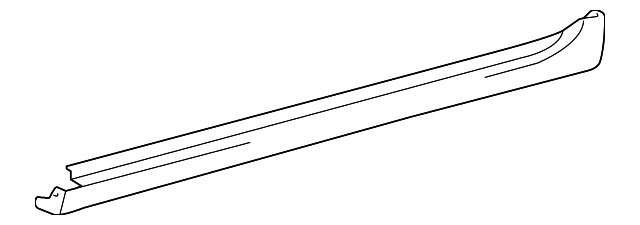 2016-2018 Toyota Avalon Rocker Molding 75852-07904 | Toyota Parts Center