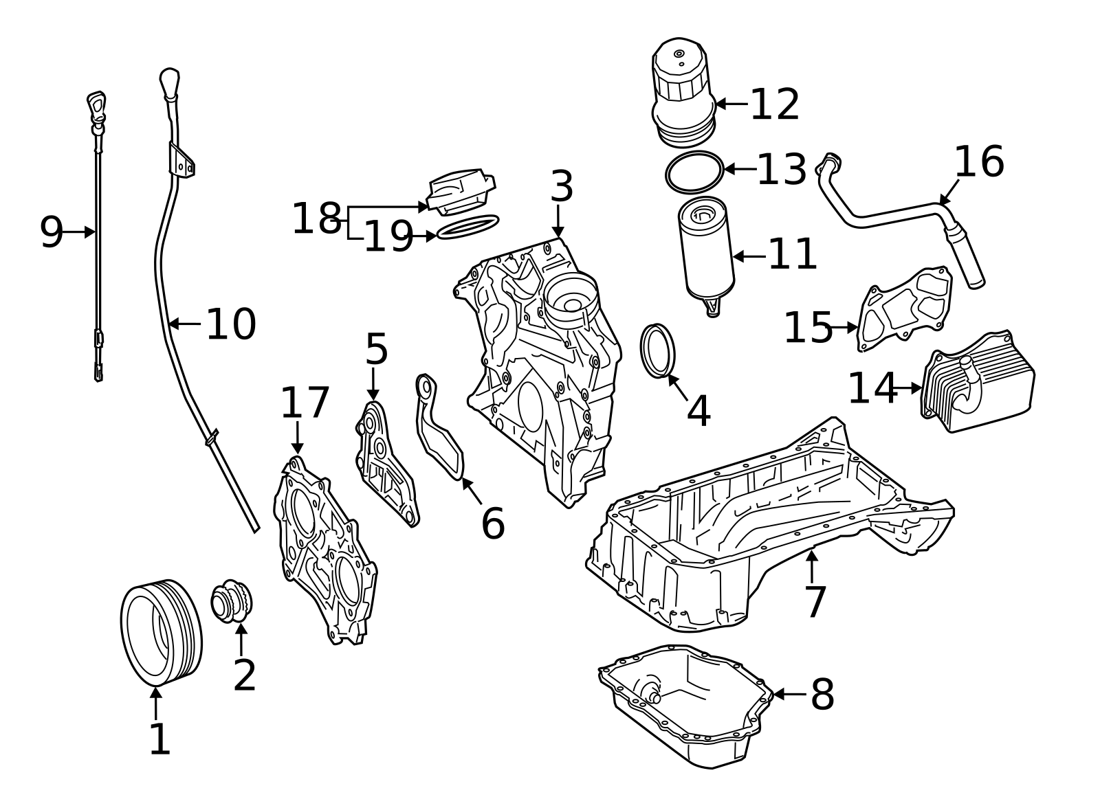 276-180-00-09 - Engine Oil Filter Element | Mercedes-Benz USA Parts