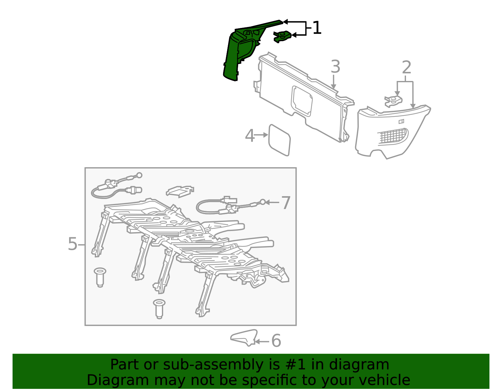 58466-78030-C0 - Seat Trim - 2015-2020 Lexus NX300h | My L Parts