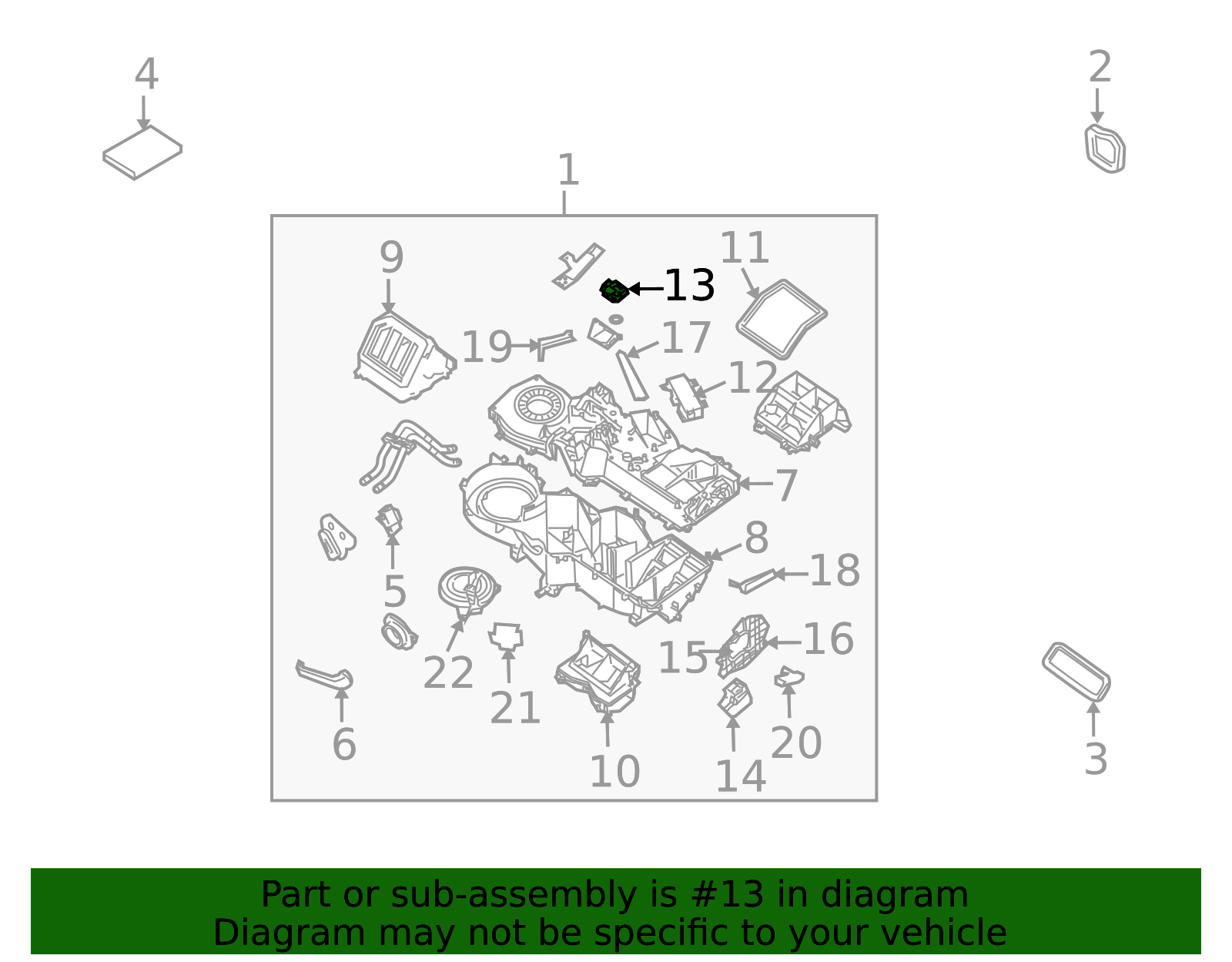 27743-ZP00A - Actuator 2004-2010 INFINITI QX56 | Official INFINITI ...