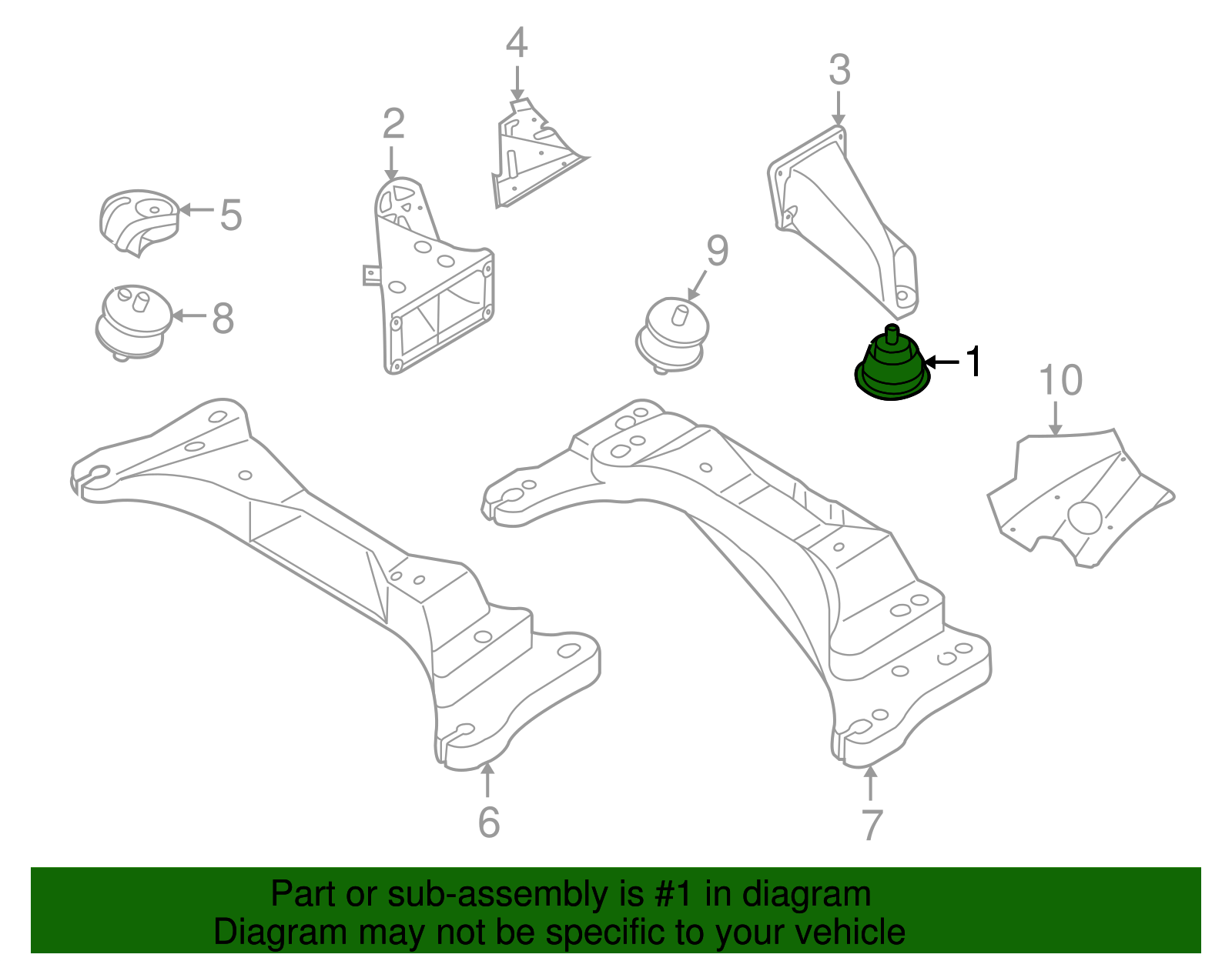 1992-2008 BMW | Front Mount | 22116779970 | BMW OEM Parts Store