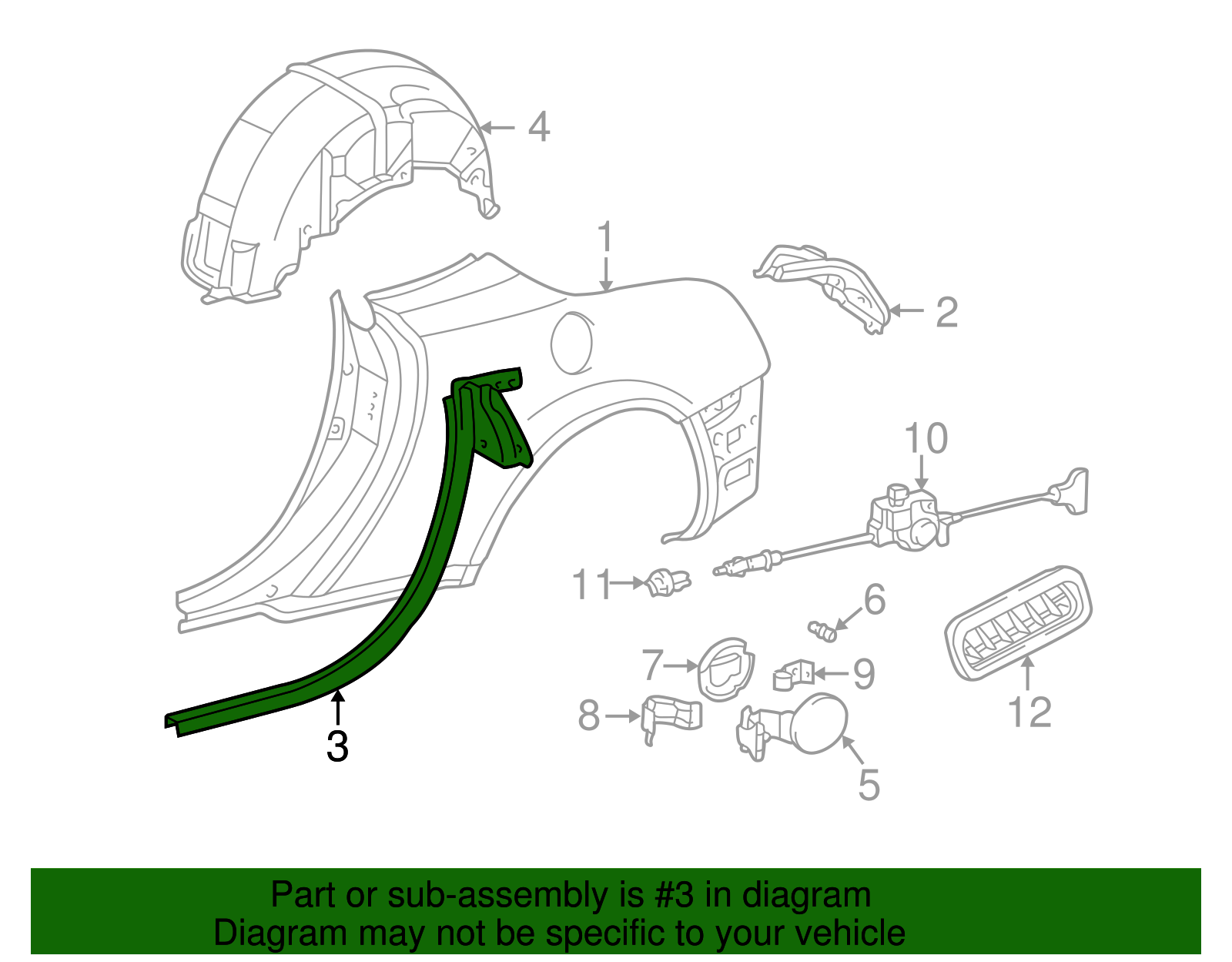 67866-24011 - Weatherstrip - 2002-2010 Lexus SC430 | My L Parts