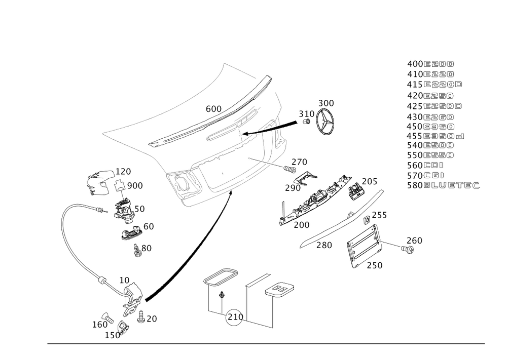 207-817-02-16 - Mercedes Star 2012-2017 Mercedes-Benz E550 | Mercedes ...