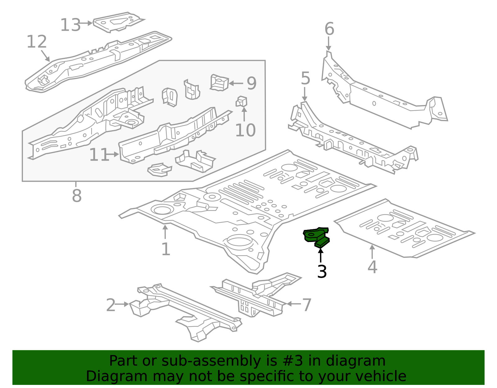 74711-TJB-A01 - Spare Carrier 2020-2025 Acura RDX | Curry Acura Parts