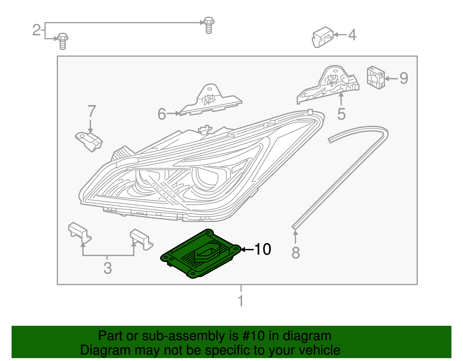 Hyundai - 92190-B1500 - Control Module - 2017-2020 Genesis G80 | OEM ...