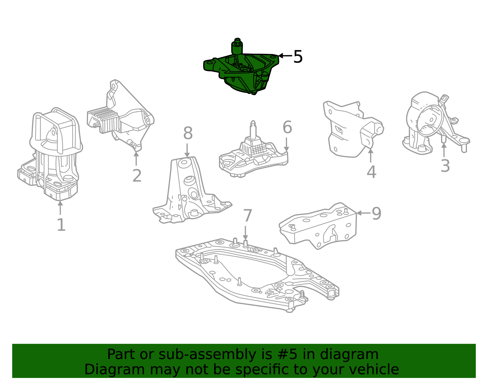 2016-2020 Toyota Mirai Side Mount G2372-62010 | Toyota Parts Center