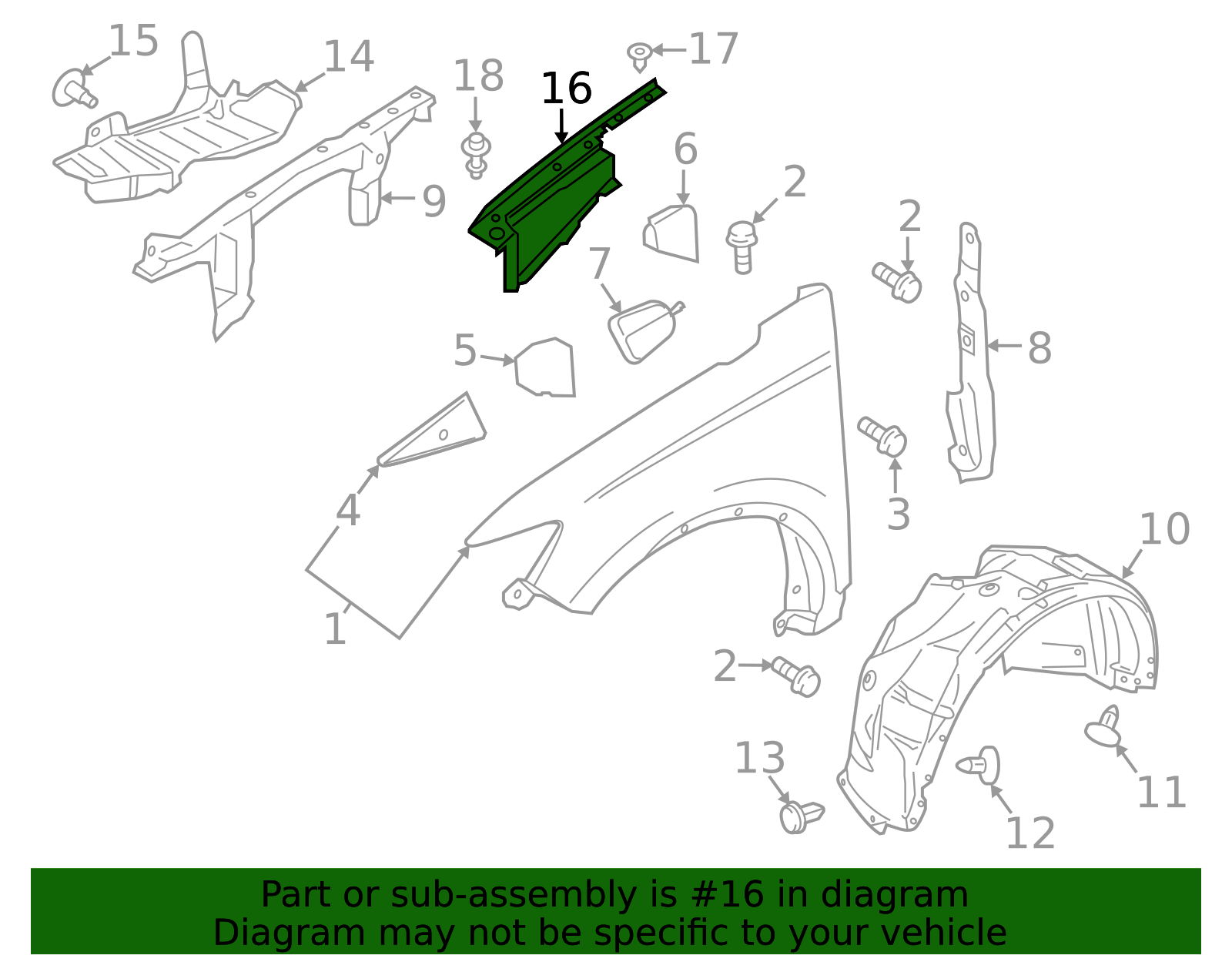 2016-2018 Lincoln MKX Closure Panel FA1Z-5802039-A | Awesome Parts Ford