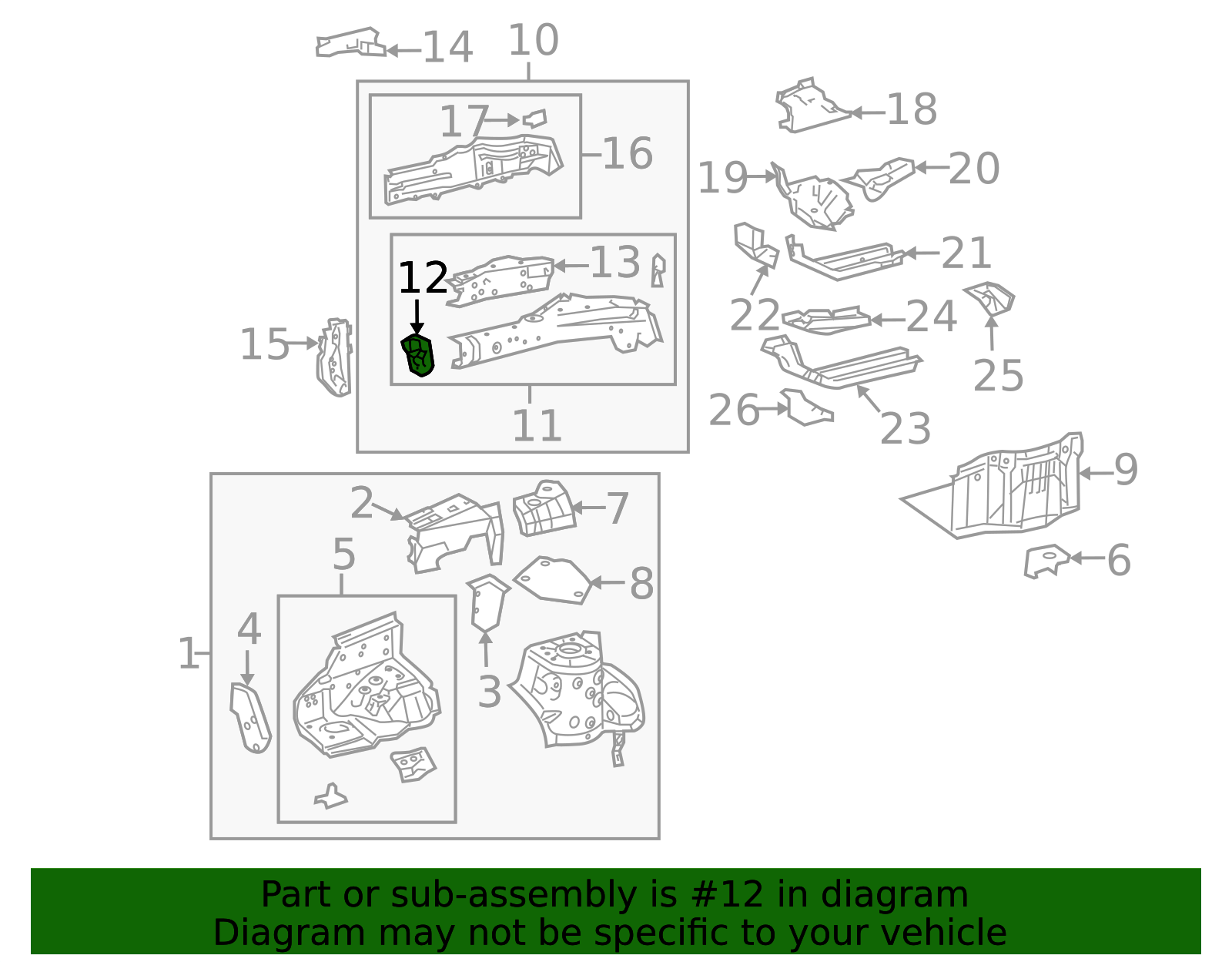 57142-21010 - Arm Support - 2005-2010 Scion tC | OEM Genuine Toyota Parts
