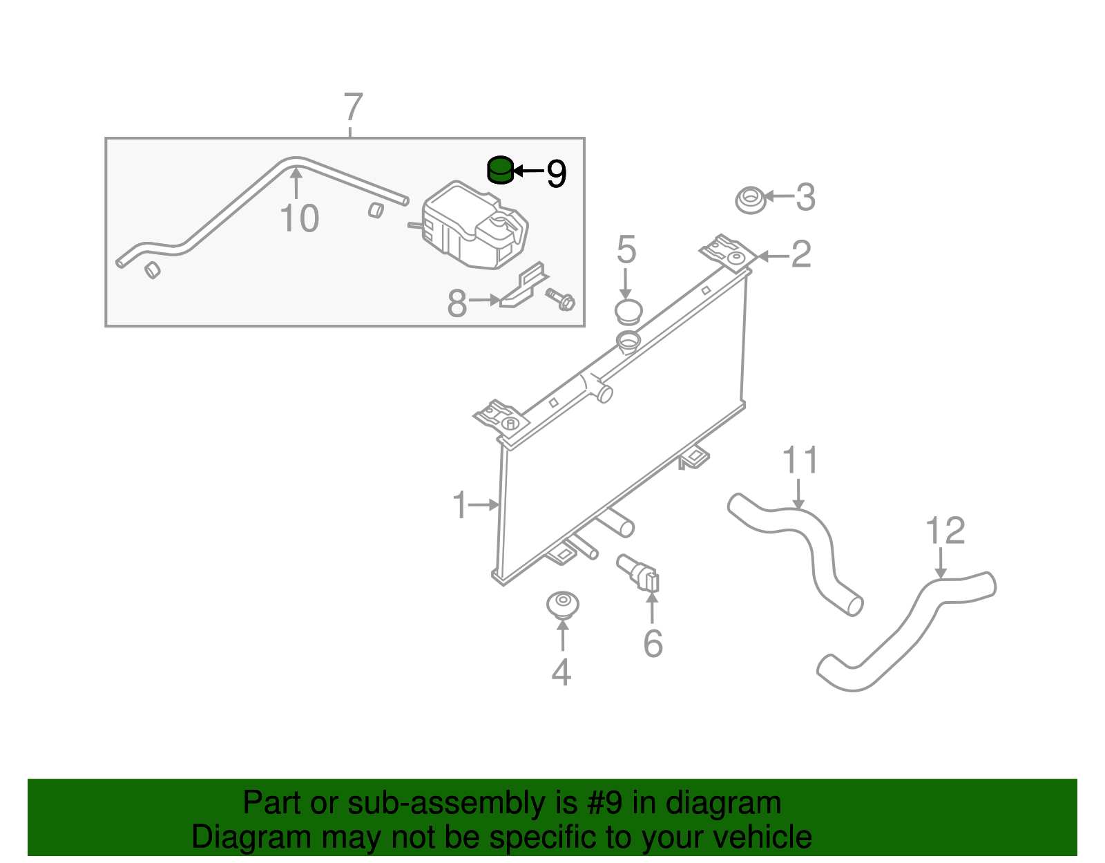21712-50M01 - Cap - 1987-2012 Nissan | Conicelli Nissan