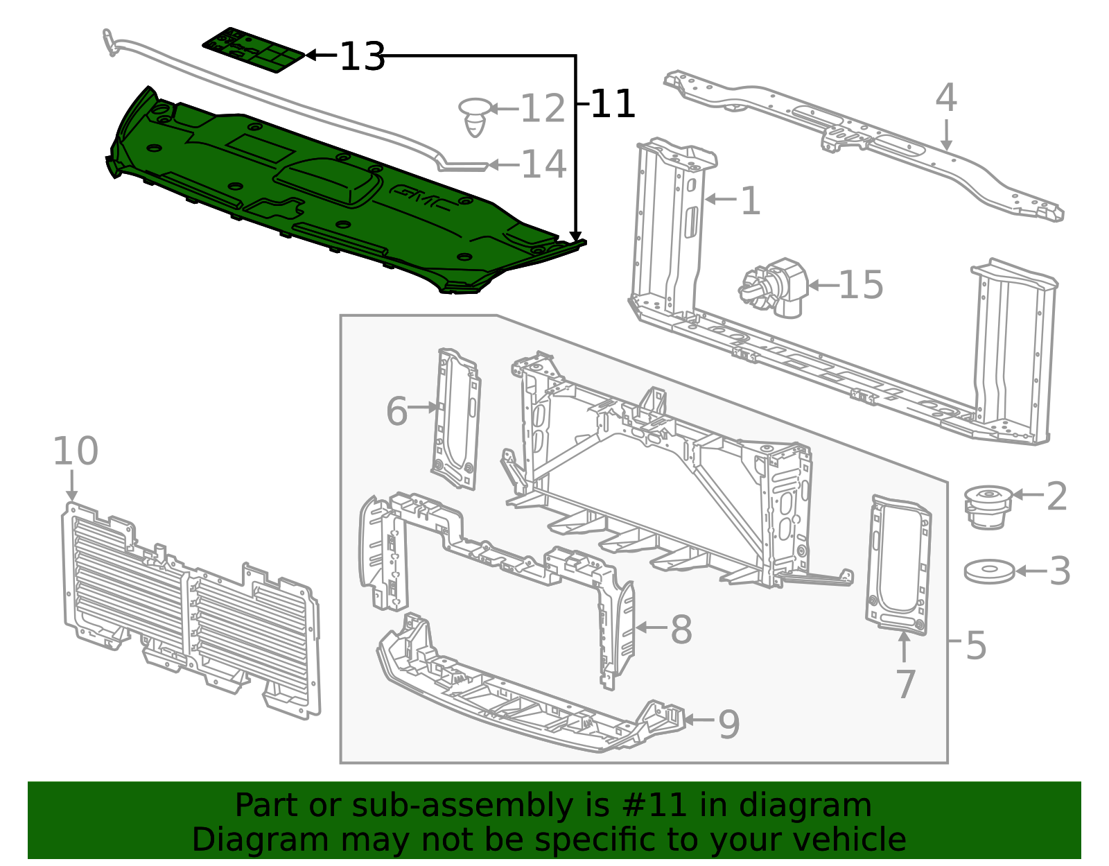 84163661 - High-Quality Front Compartment Front Sight Shield for 2015 ...