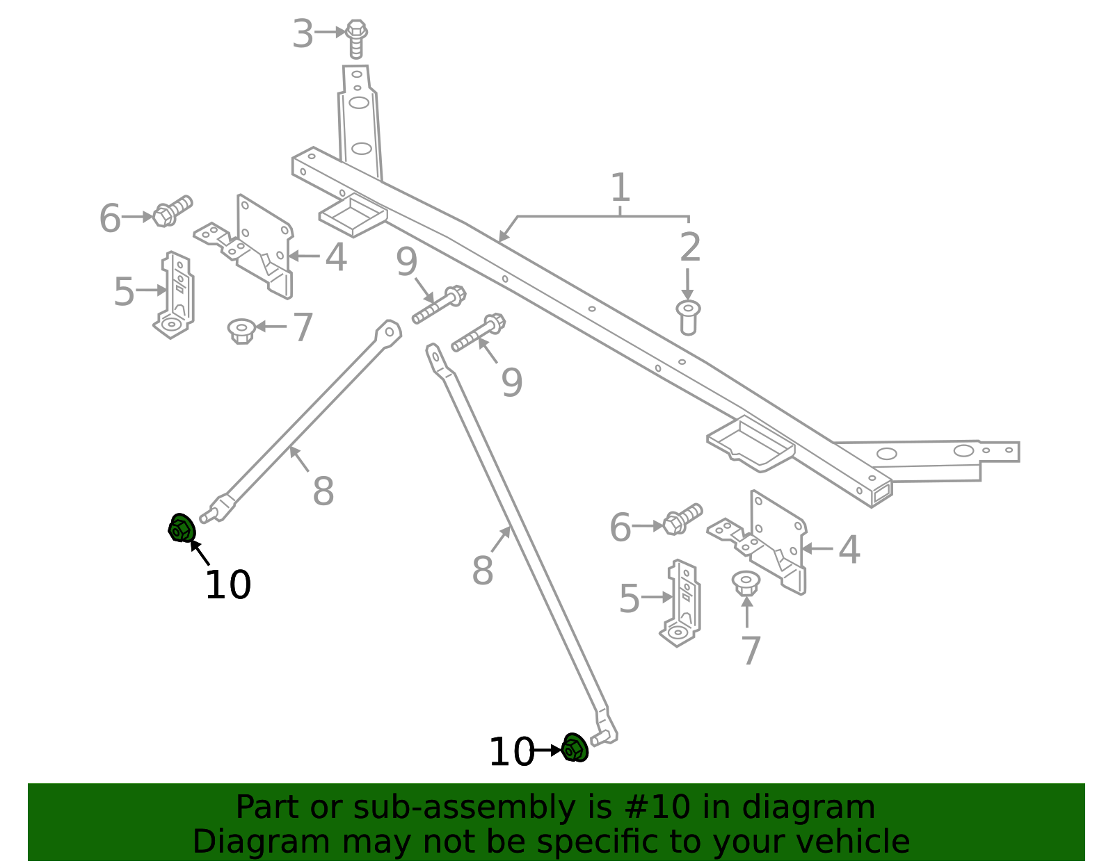 1991-2025 Volvo Front Muffler Lock Nut 985901 | TascaParts.com