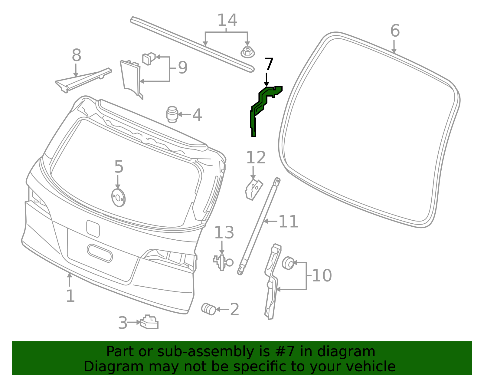 68260-TG7-A00ZZ - Hinge 2016-2022 Honda Pilot | Honda Parts Online
