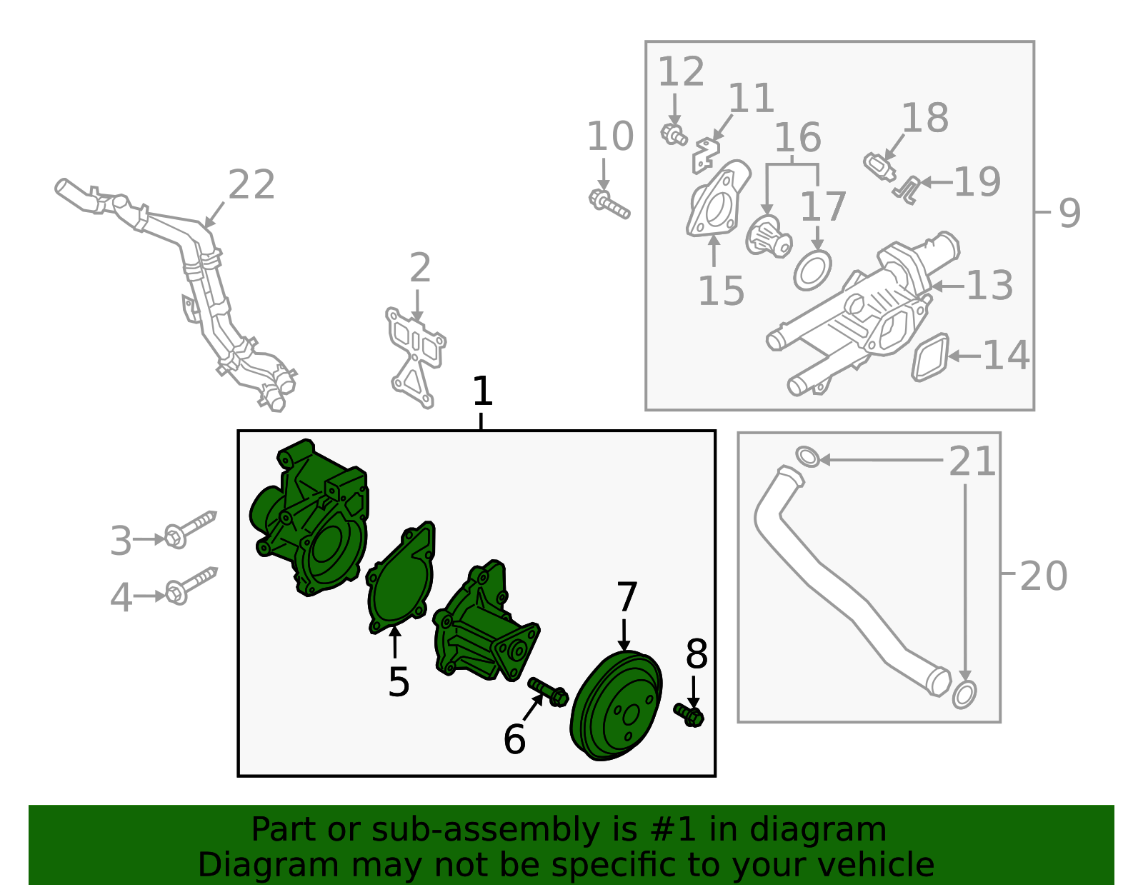 25100-2GTC0 - High-Quality Engine Water Pump for 2018-2025 Hyundai ...