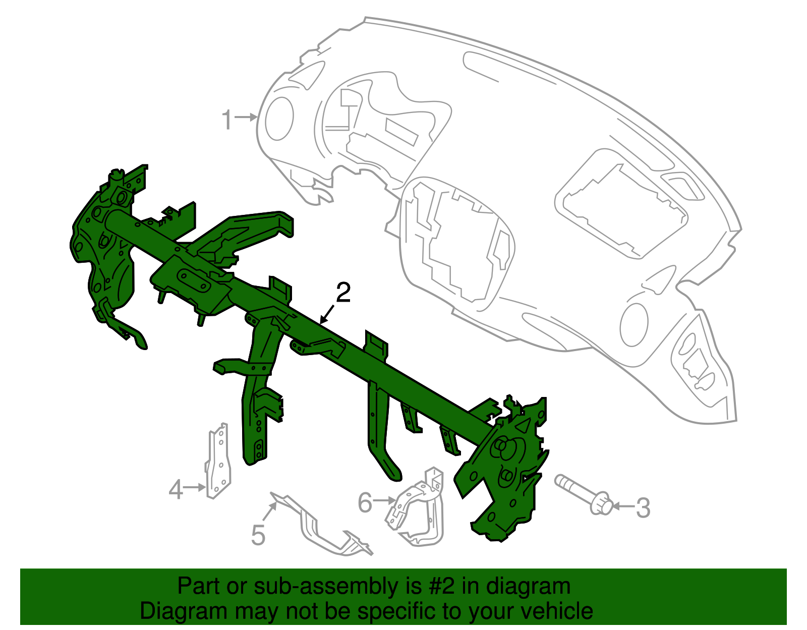 2011-2017 Nissan Juke Carrier Assembly 67870-1KM0A | Bill Kay Nissan Parts