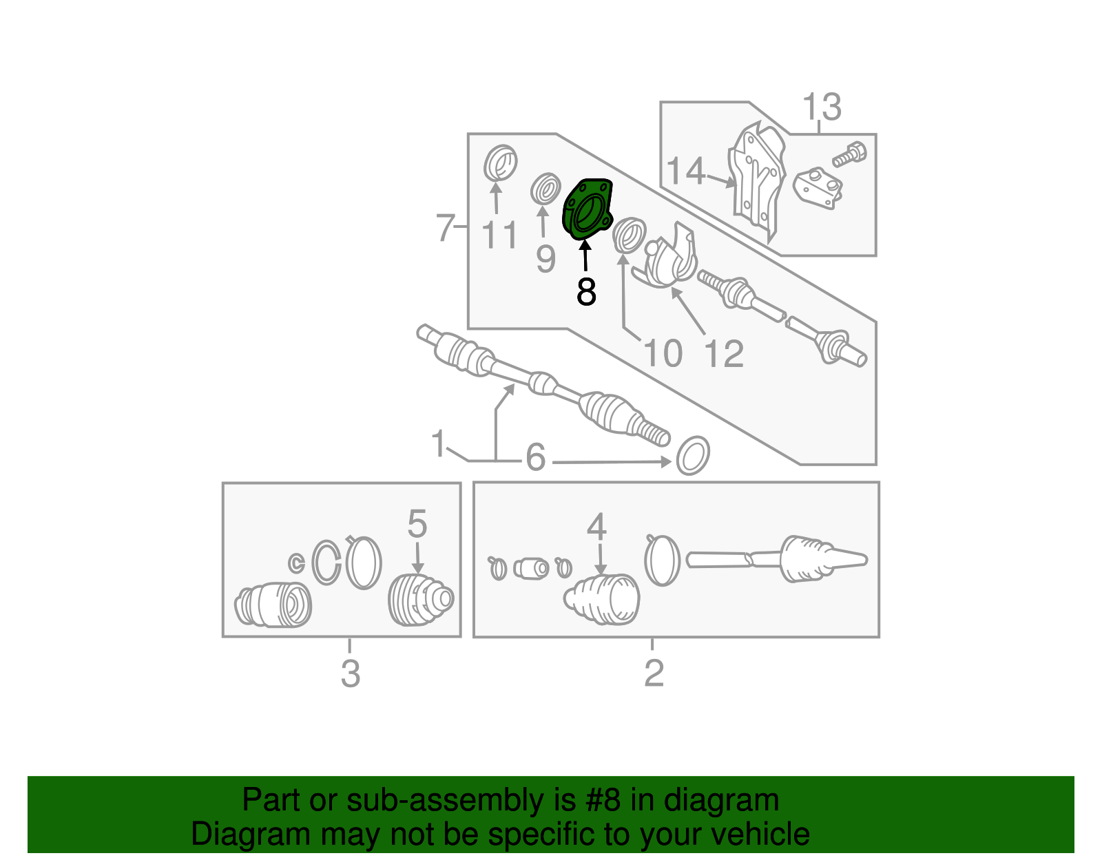 2003-2006 Mazda 6 | Support Bracket | GA37-25-740 | Mazda Online Parts