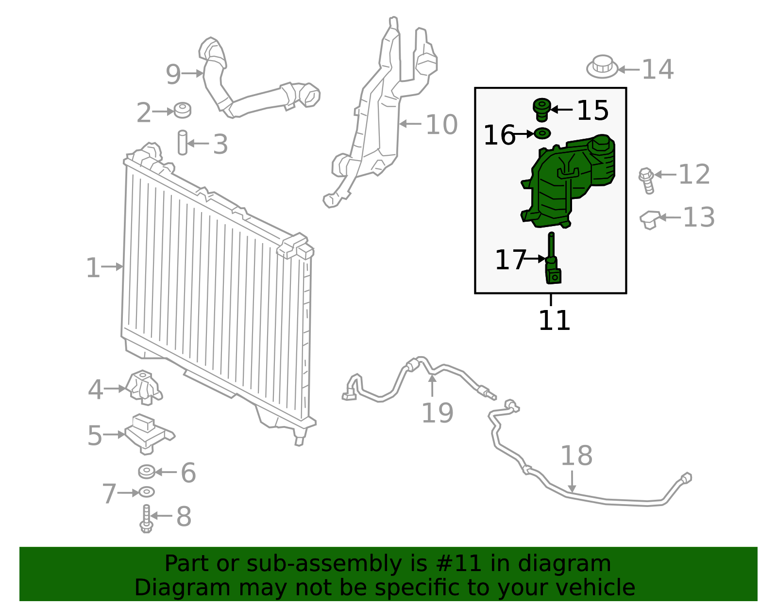 2019-2022 Land Rover Reservoir Tank LR088547 | OEM Parts Online