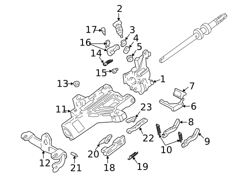 Upper Components for 2001 Ford Explorer Sport | Awesome Parts Ford